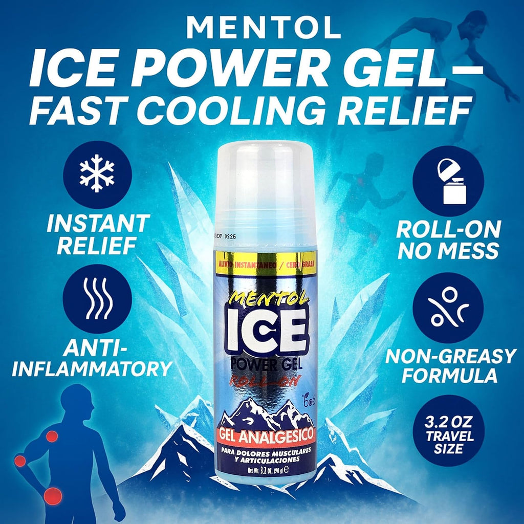 Cold therapy roll-on for sore muscles