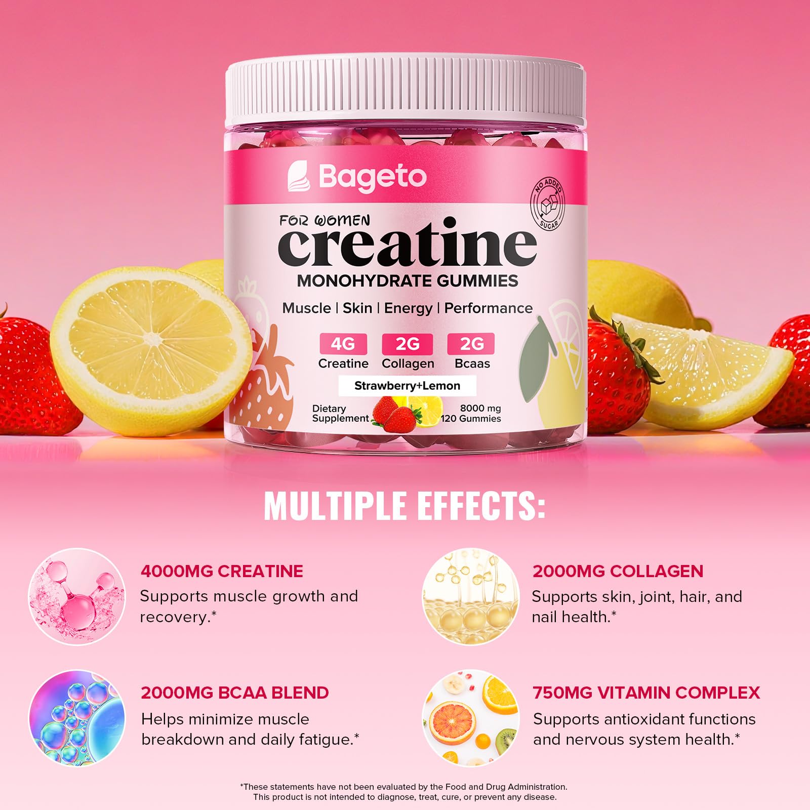 collagen and BCAAs supplement