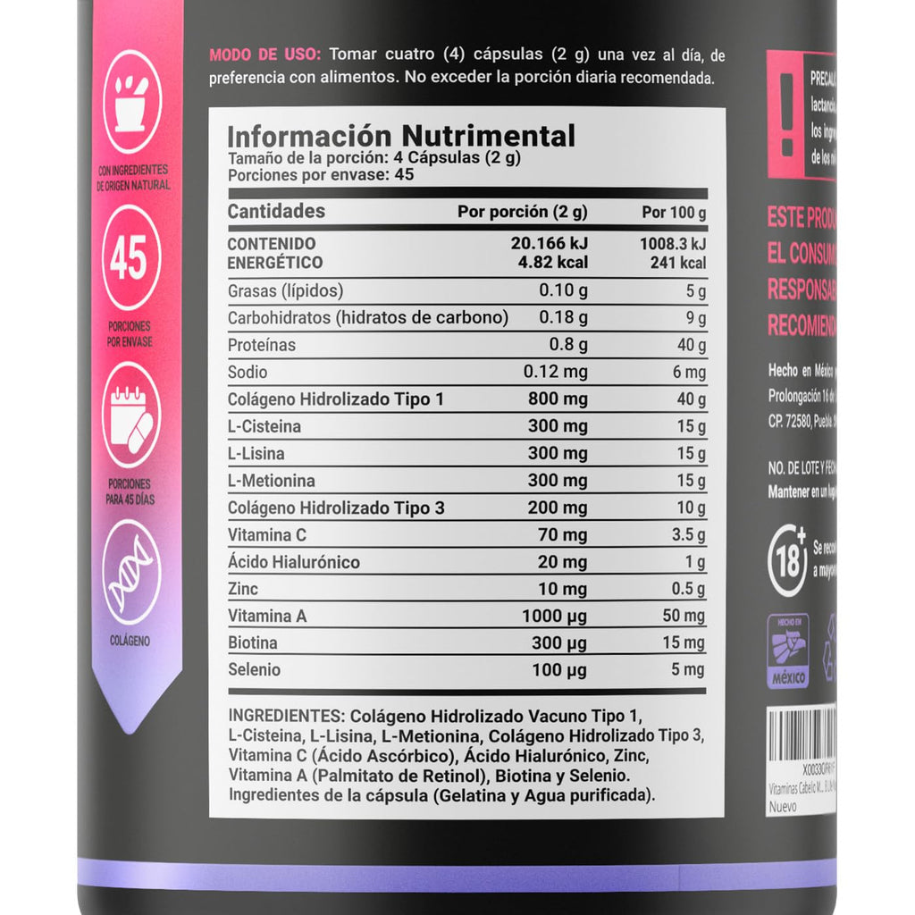 collagen and biotin hair support