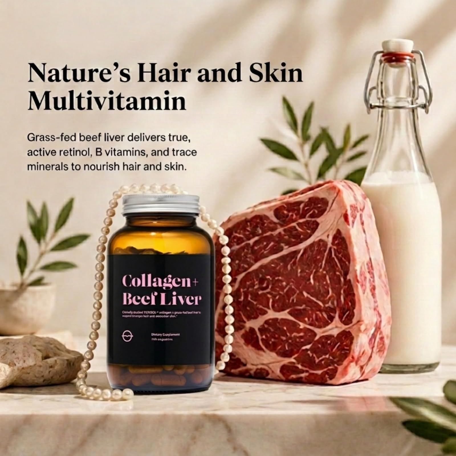 Collagen and liver extract benefits