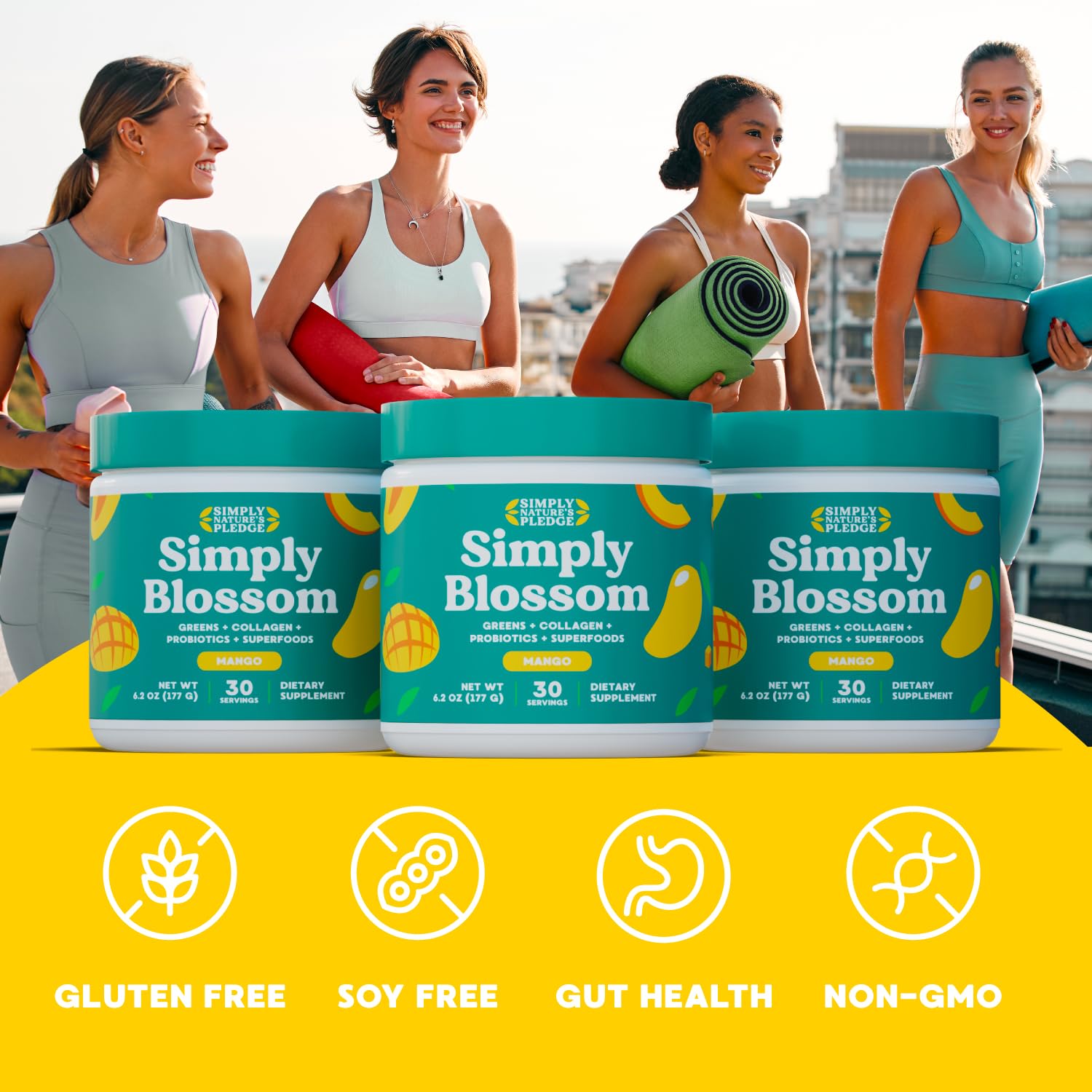 Collagen and probiotics blend