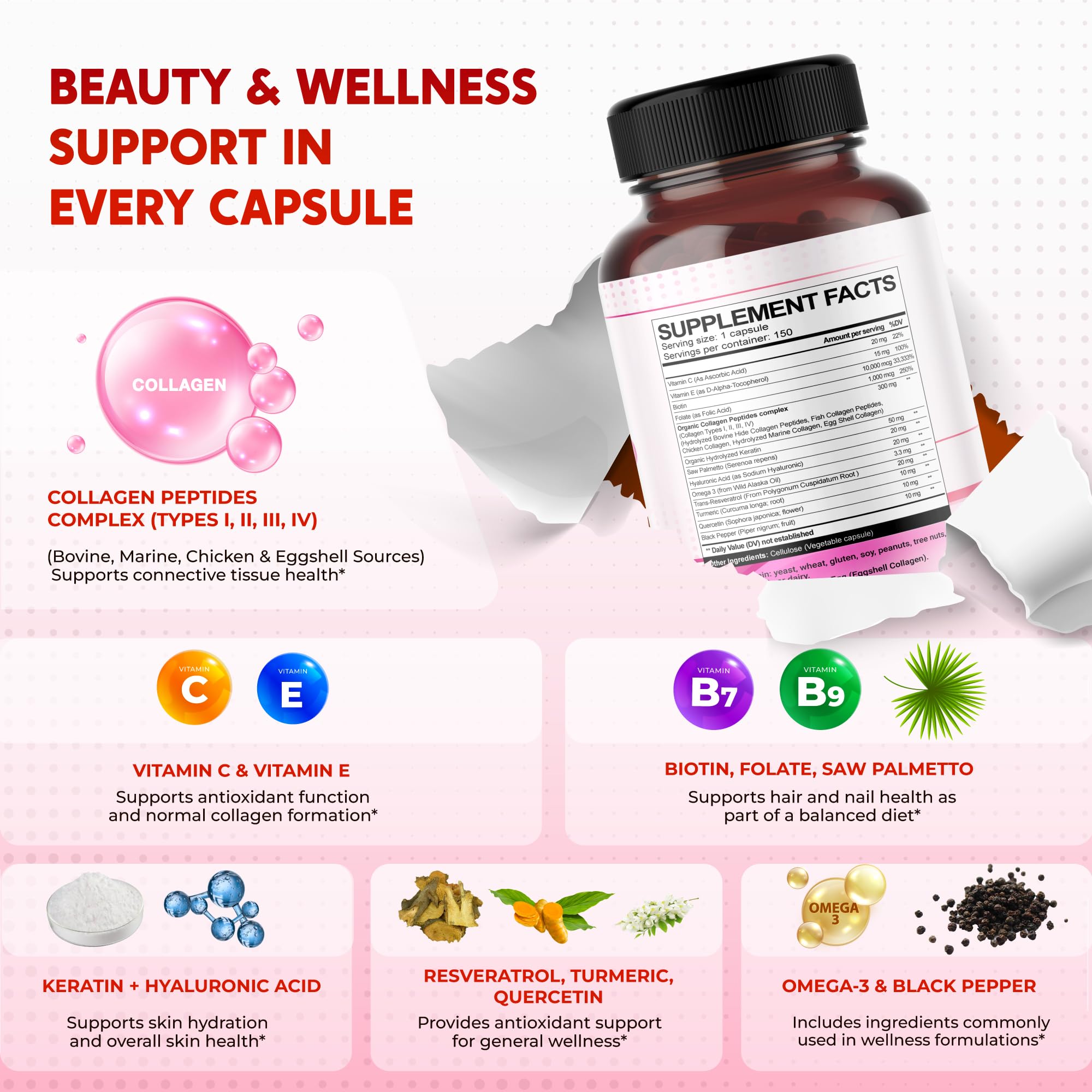 collagen biotin for youthful skin