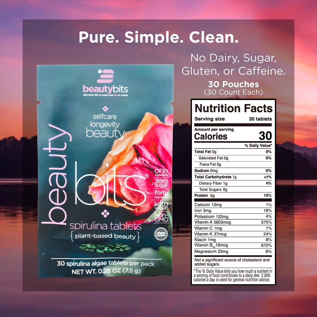 collagen boost with spirulina tablets