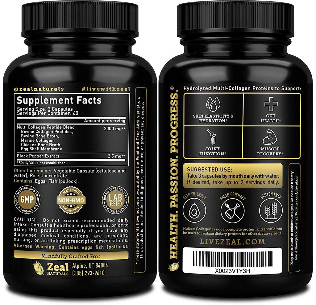 collagen capsules for daily nutrition