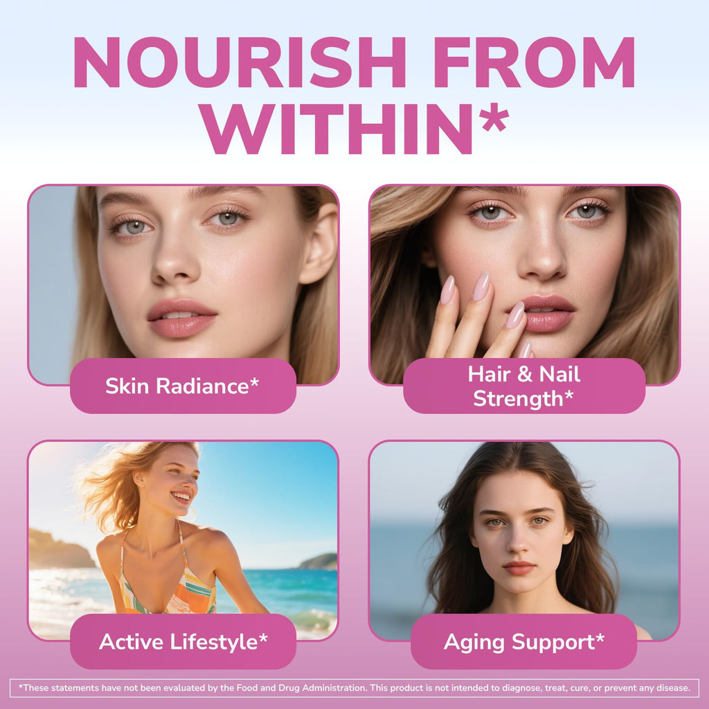 Collagen capsules for hair growth
