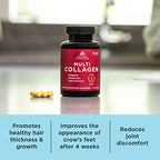 Collagen capsules for healthy hair