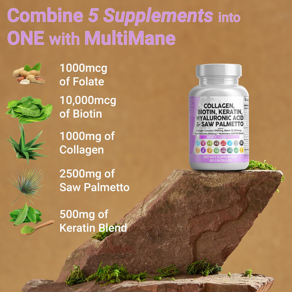Collagen capsules for youthful appearance