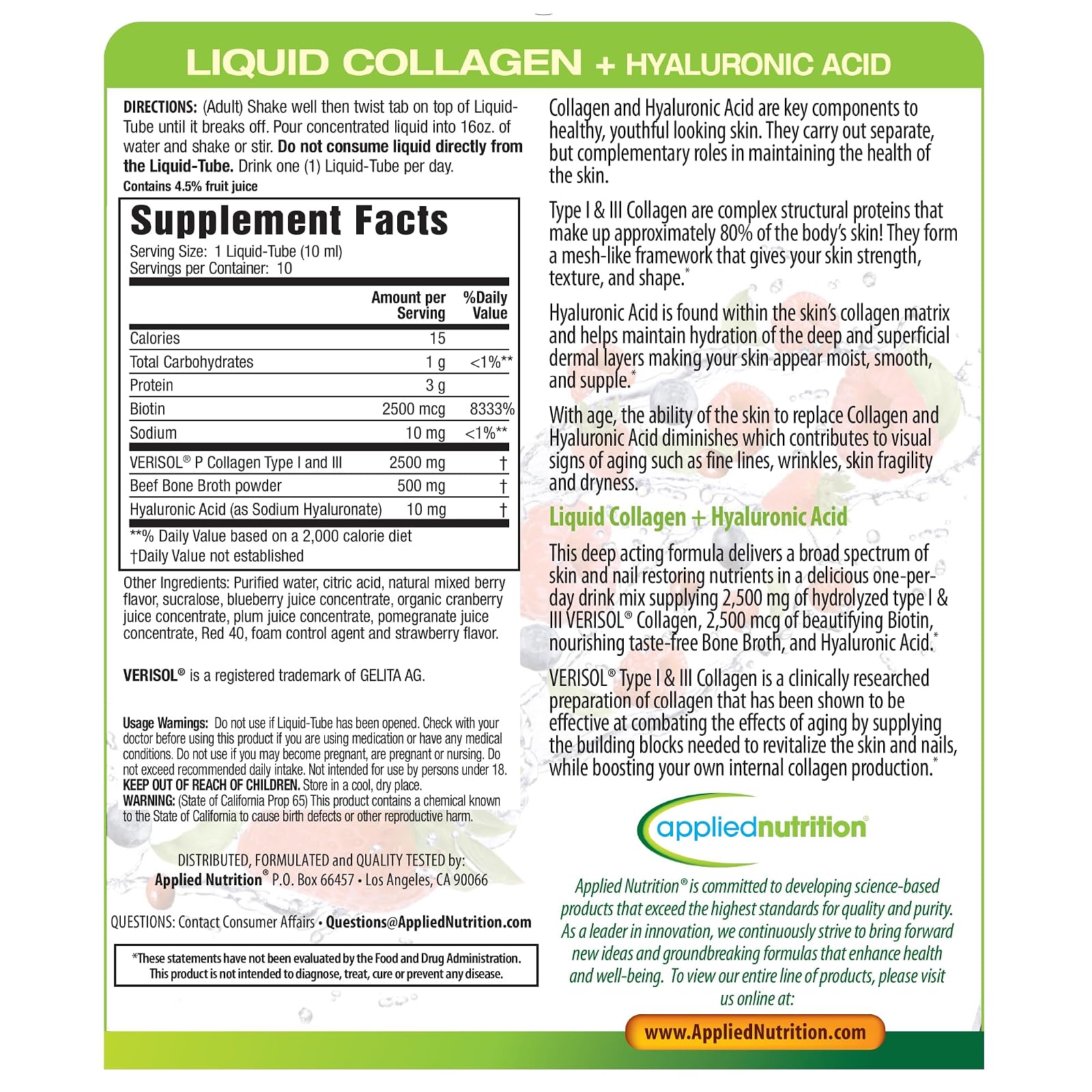 Collagen for joint and skin health