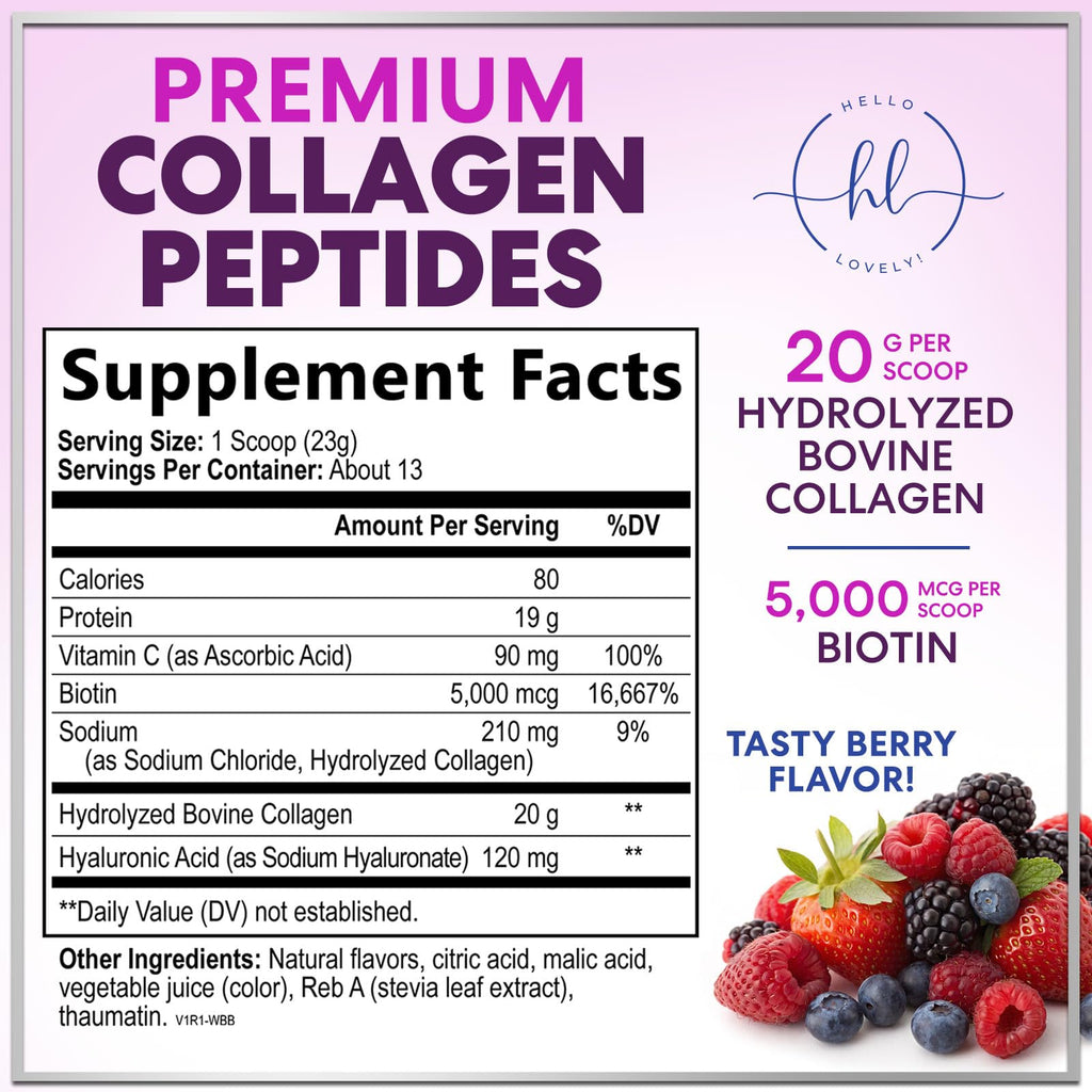 Collagen for skin elasticity