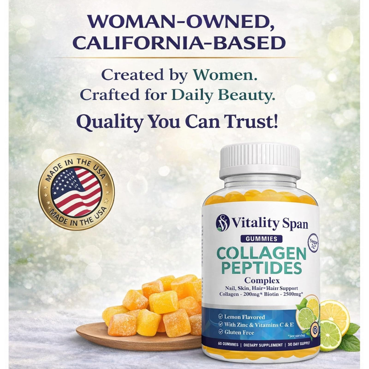 collagen gummies for hair and nails