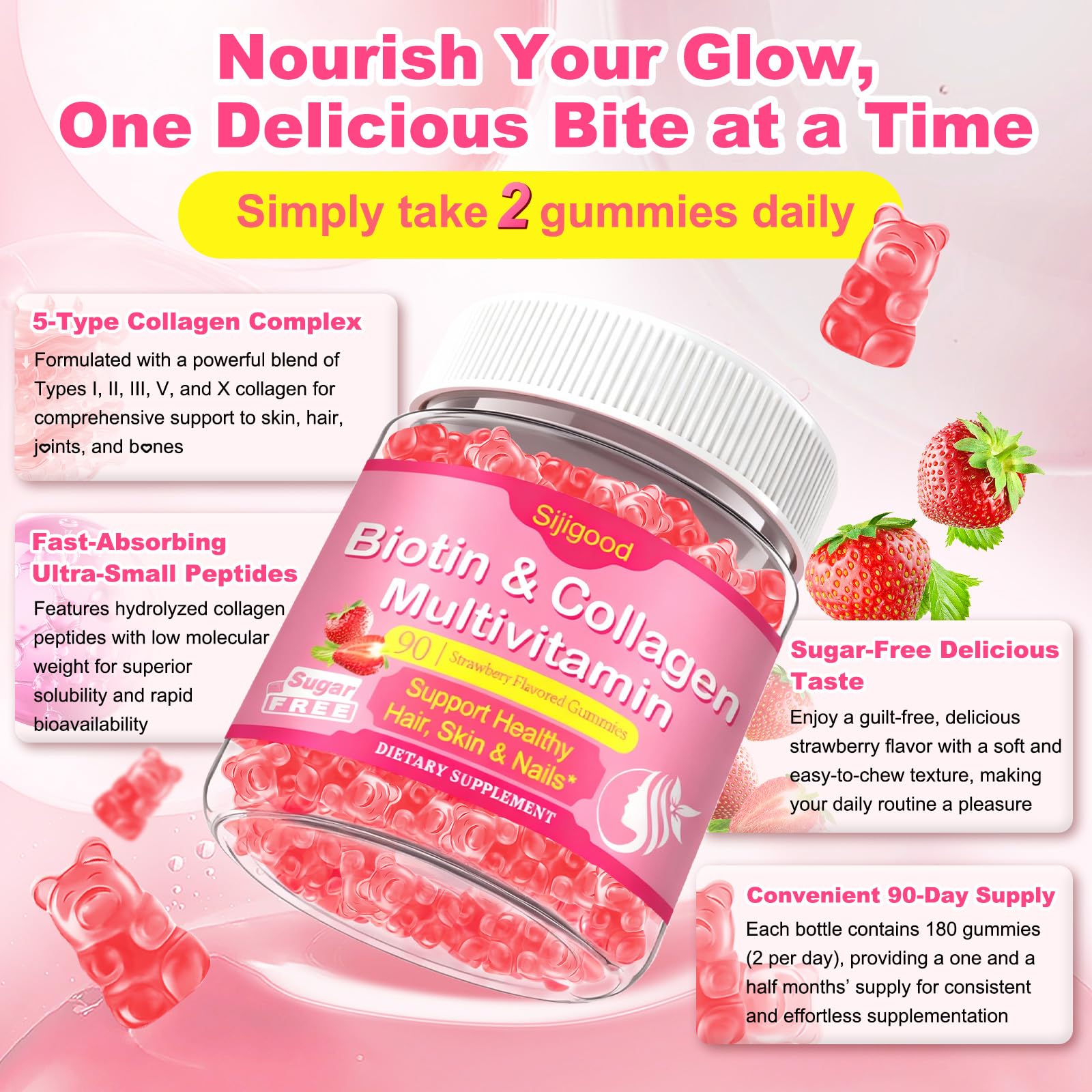 collagen gummies for healthy hair