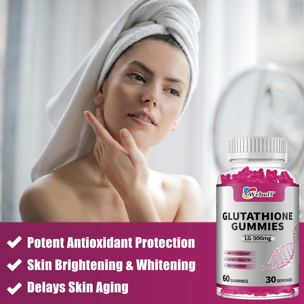Collagen gummies for youthful appearance