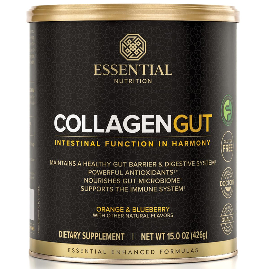 collagen gut orange blueberry powder
