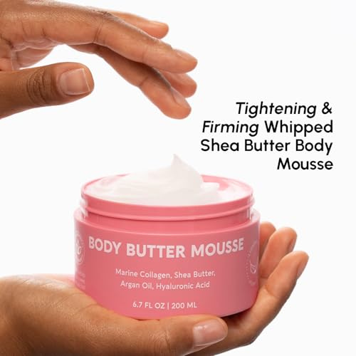 collagen-infused body butter cream