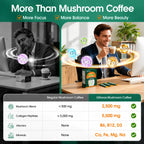 Collagen-infused coffee for vitality