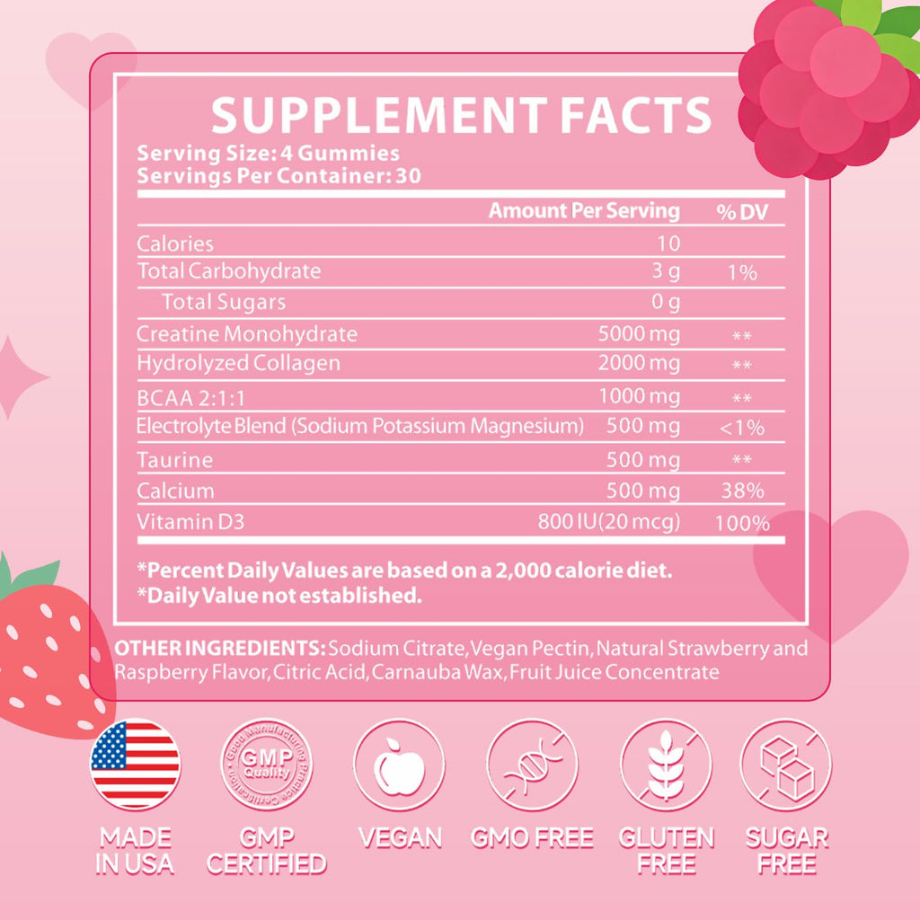 collagen infused creatine gummies