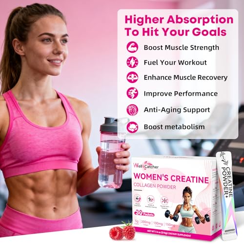 Collagen infused creatine powder
