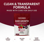 Collagen-infused gummies for vibrant locks