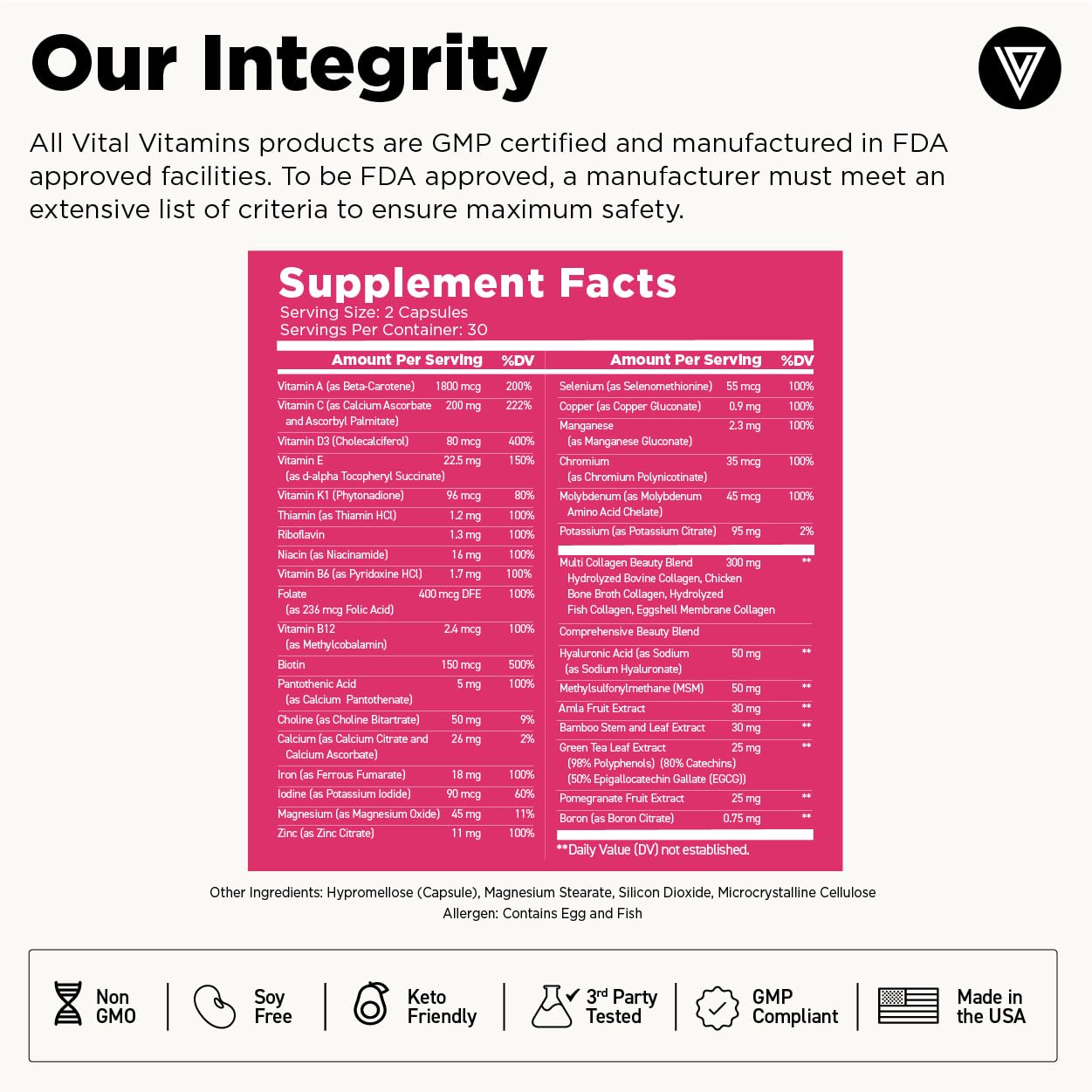 collagen-infused multivitamin for radiance