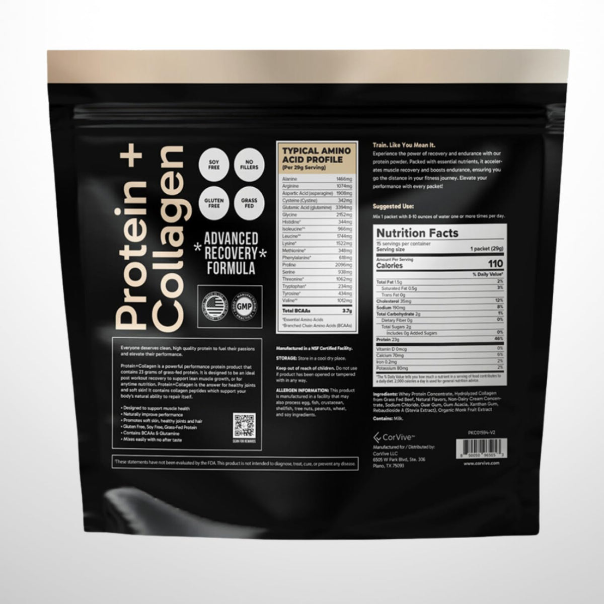 collagen infused protein for recovery