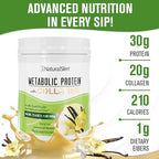 Collagen-infused protein powder for skin health