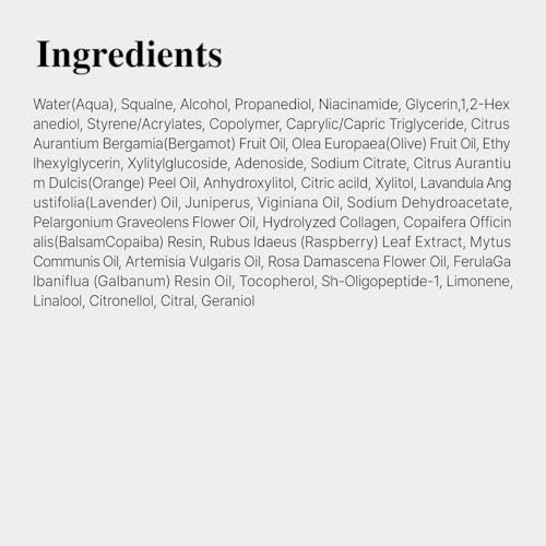 collagen oil mist for radiant skin