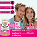 Collagen peptides for beauty and wellness