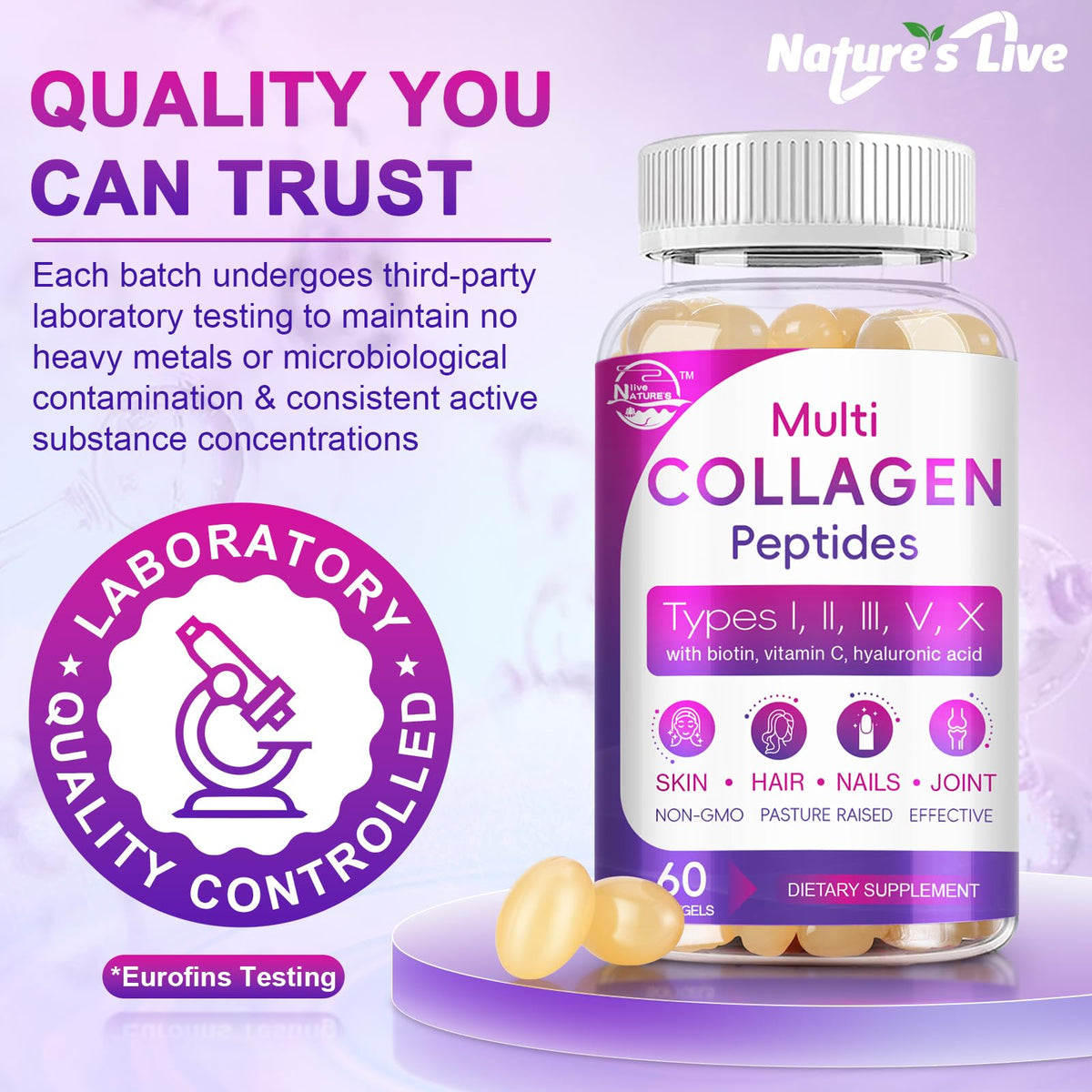 Collagen peptides for beauty routine