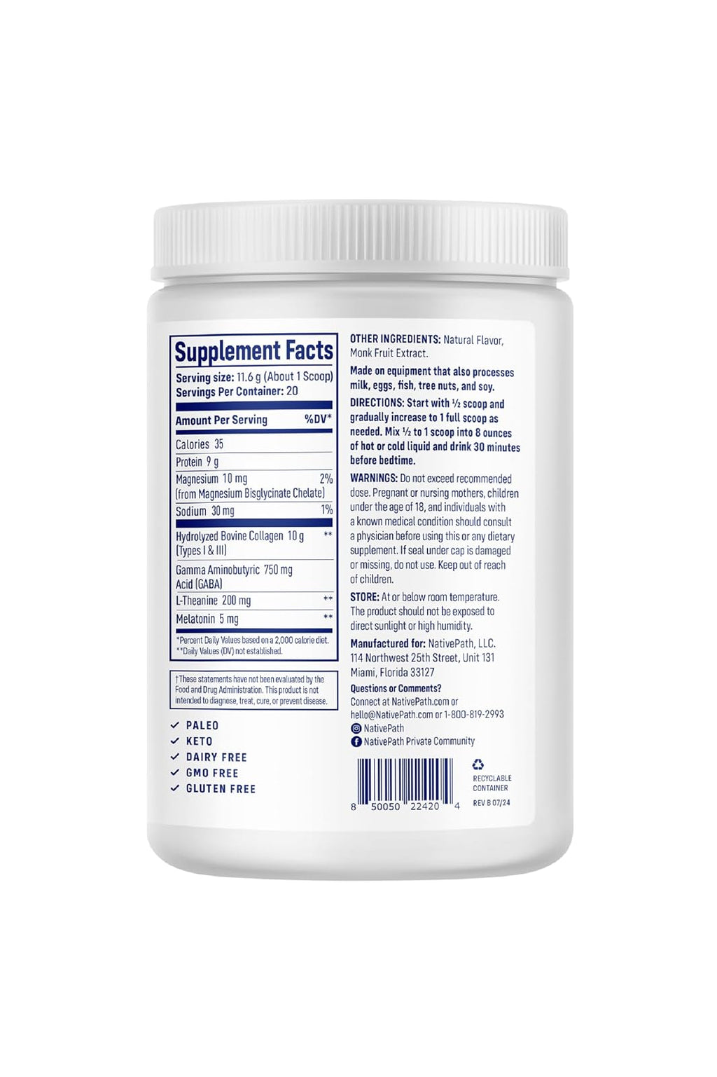 collagen peptides for beauty sleep