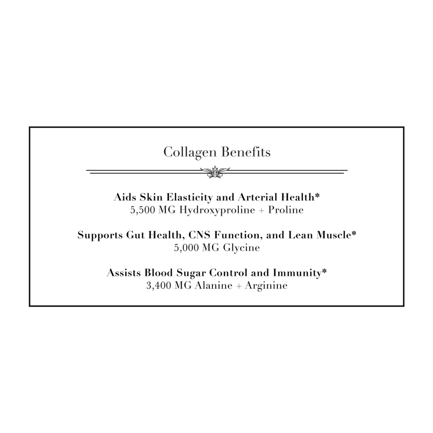 Collagen peptides for daily nutrition