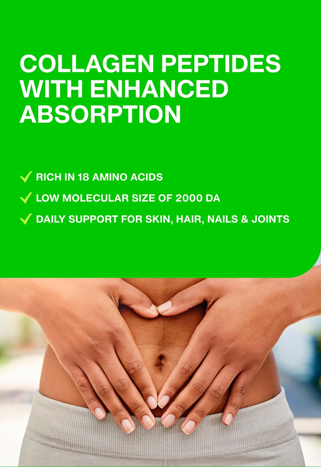 Collagen peptides for daily nutrition