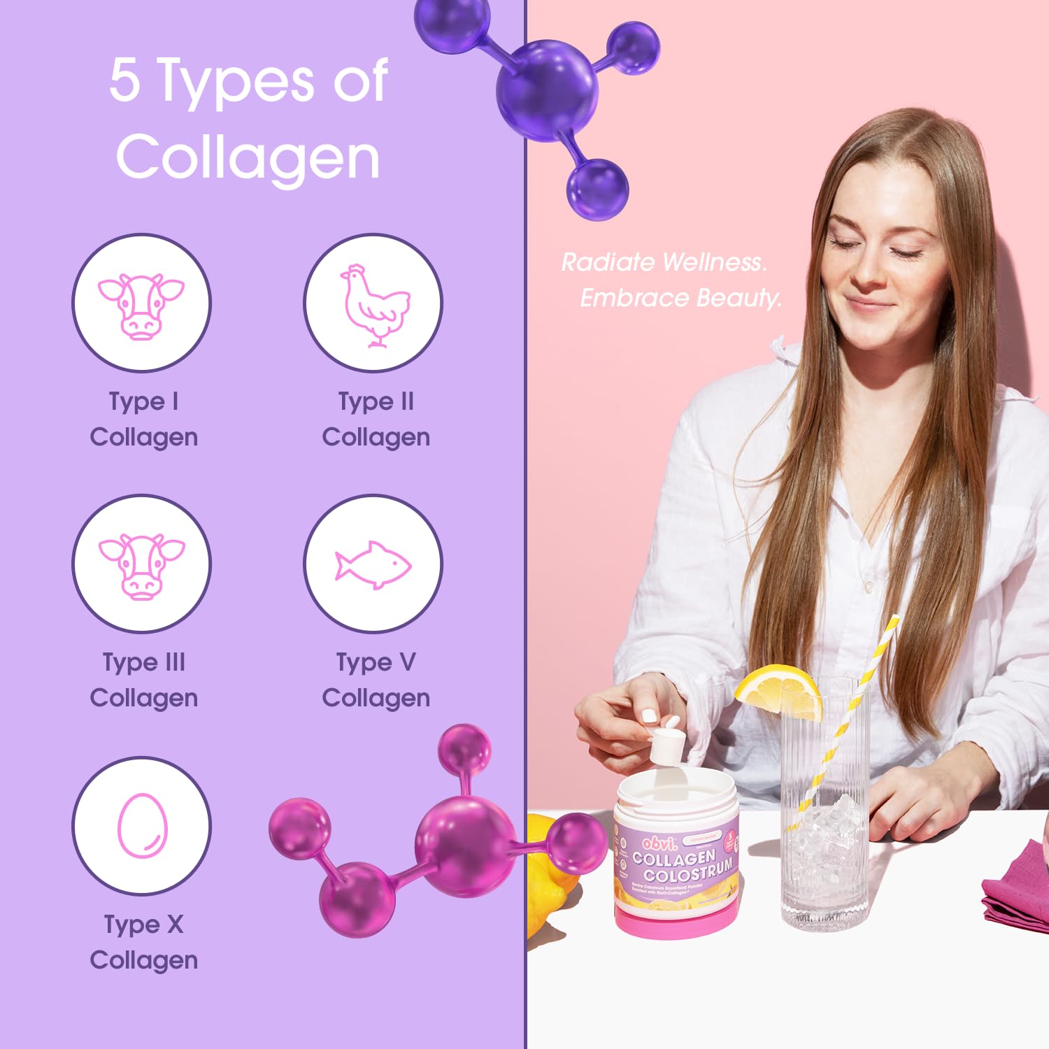 Collagen peptides for daily wellness