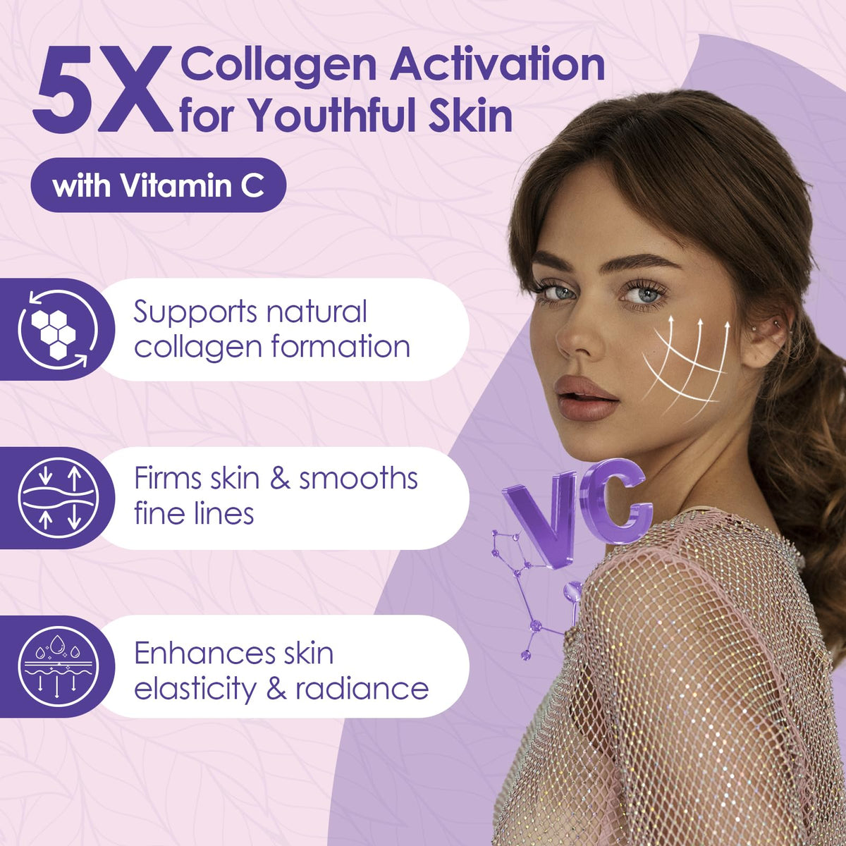 Collagen peptides for healthy hair