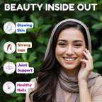 Collagen peptides for healthy hair