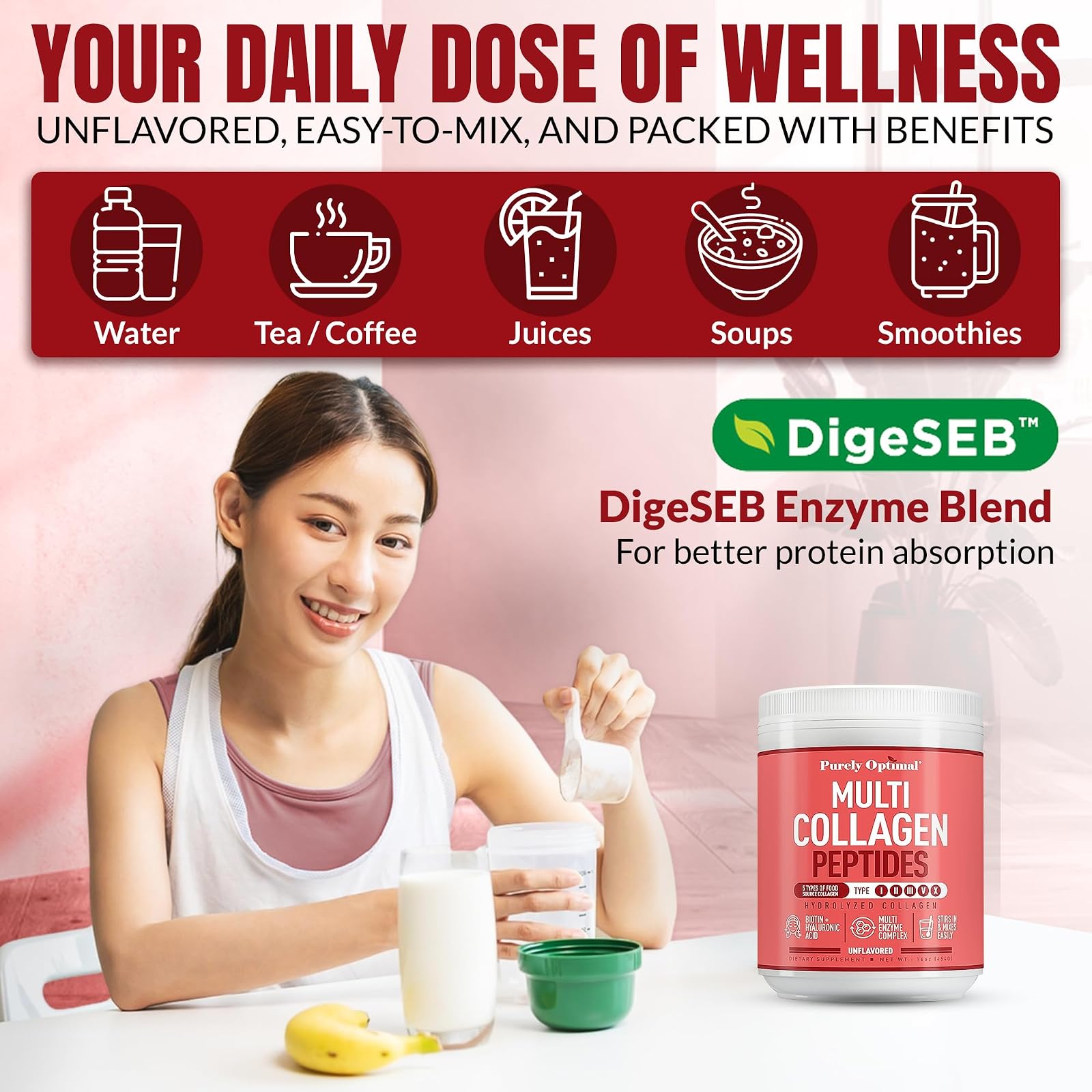 collagen peptides for healthy hair
