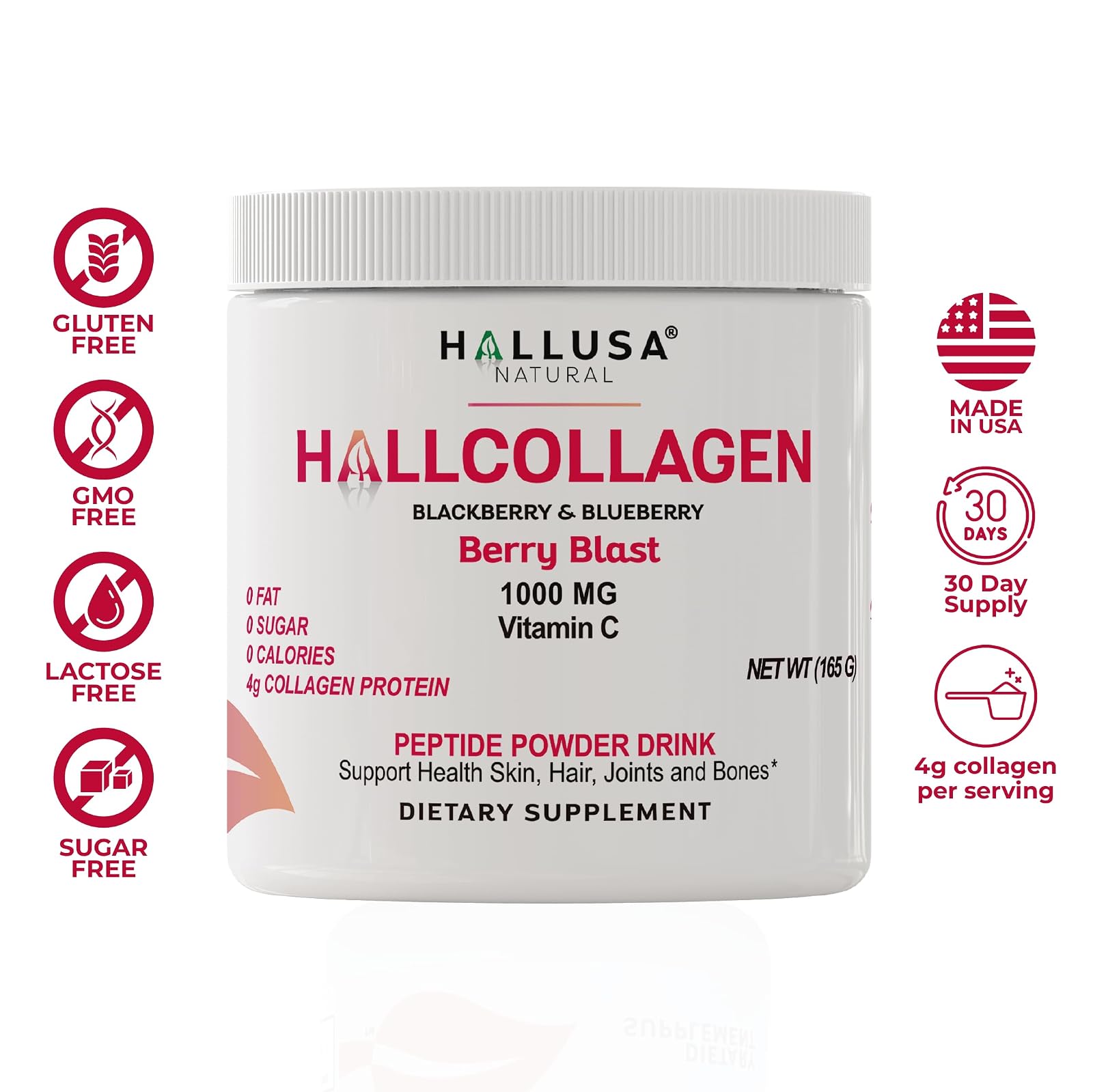 Collagen peptides for healthy hair