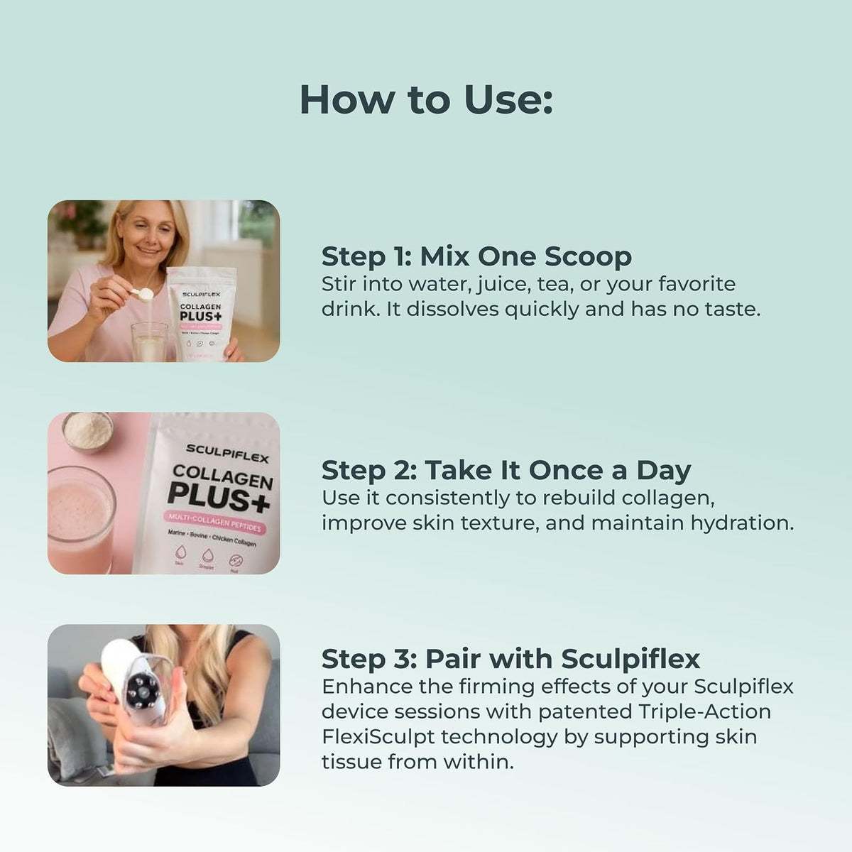 Collagen peptides for healthy nails