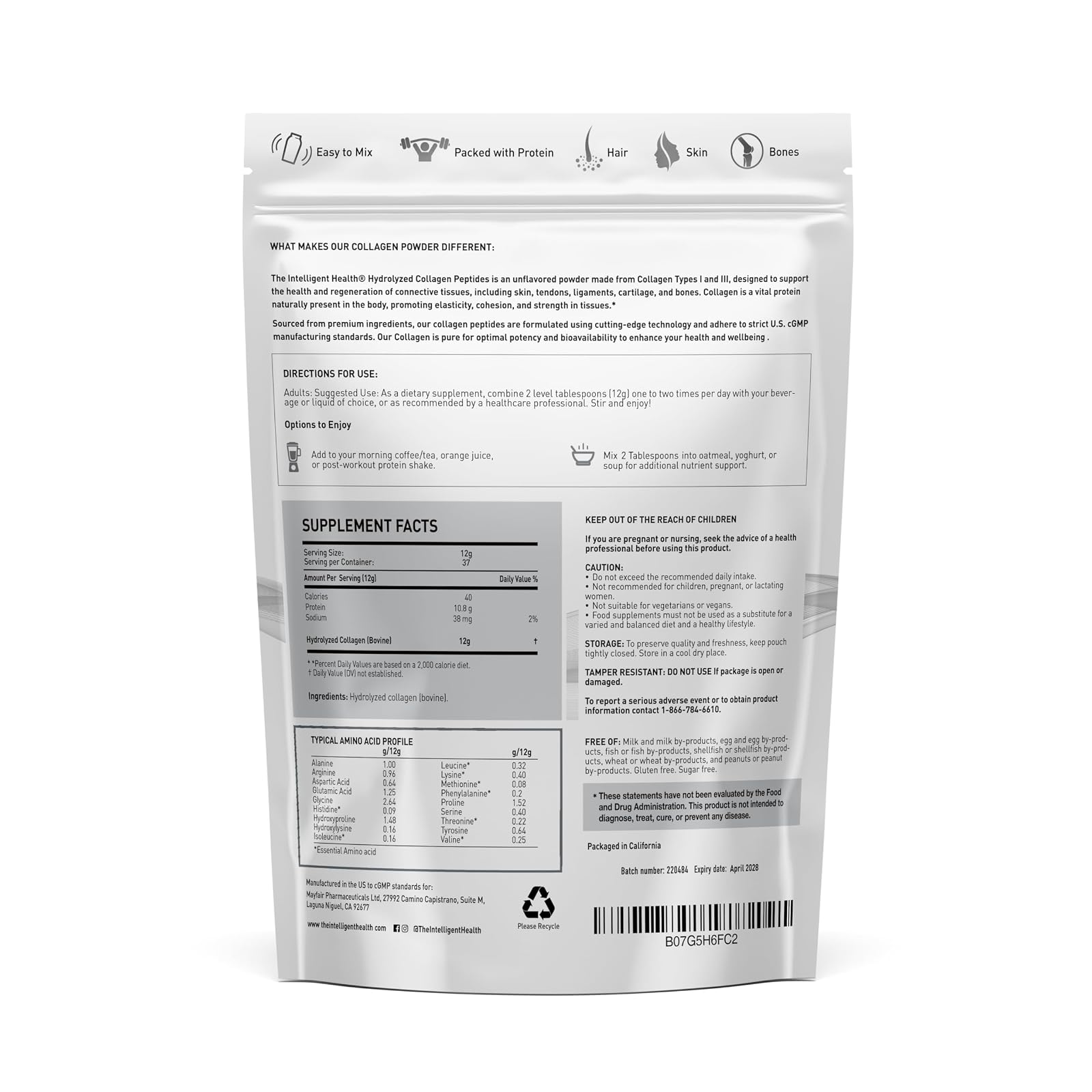 collagen peptides for healthy skin
