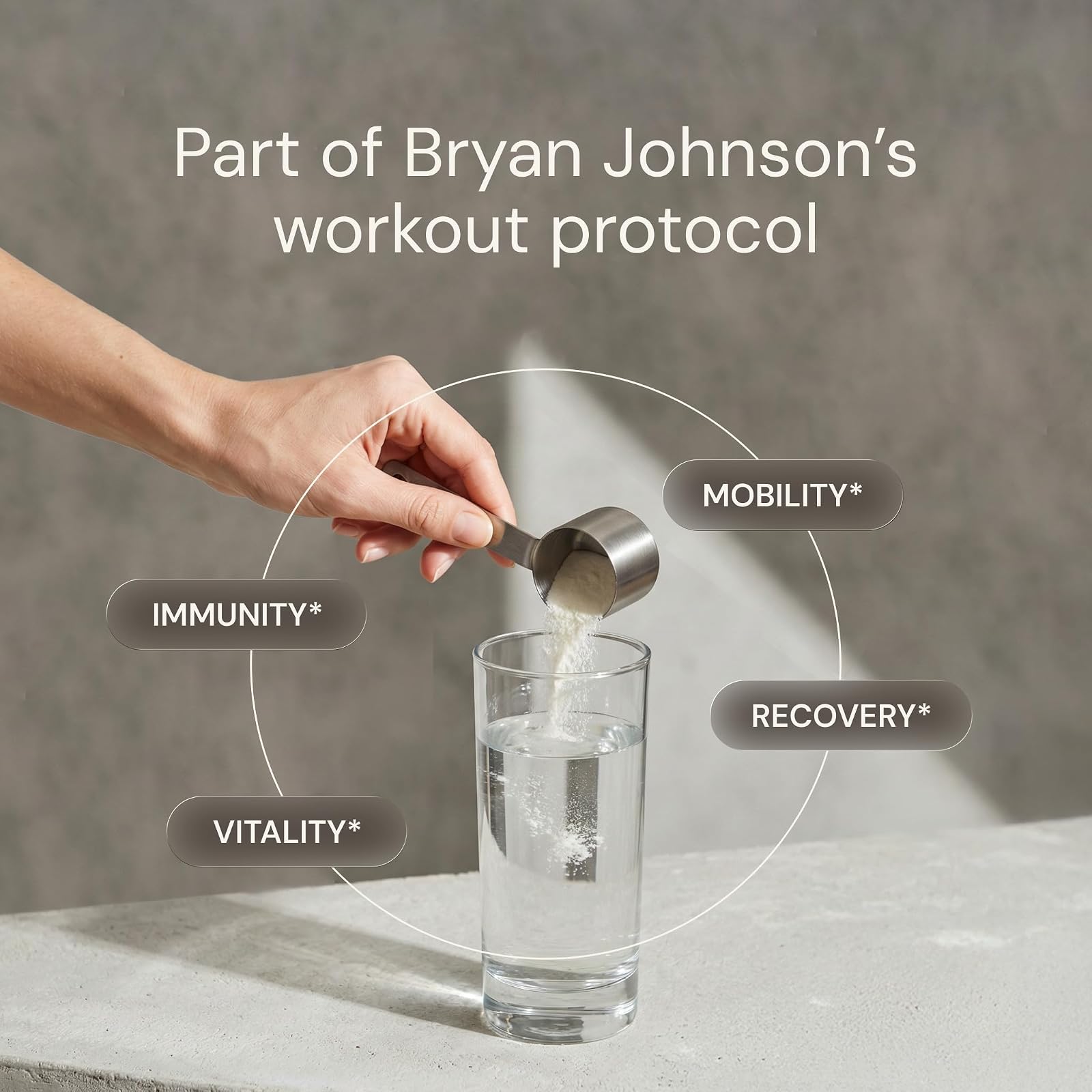 Collagen peptides for improved elasticity