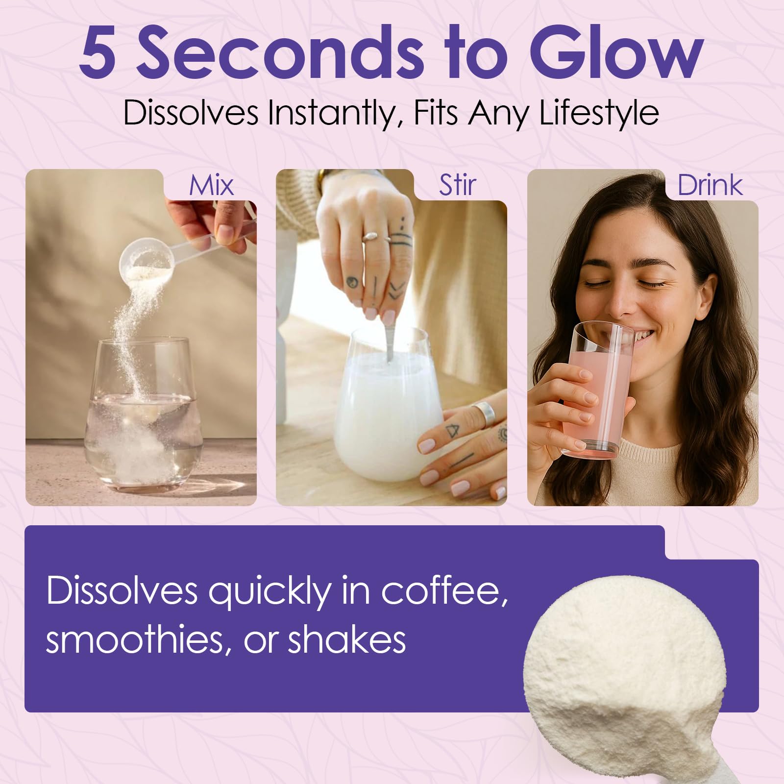 Collagen peptides for improved elasticity