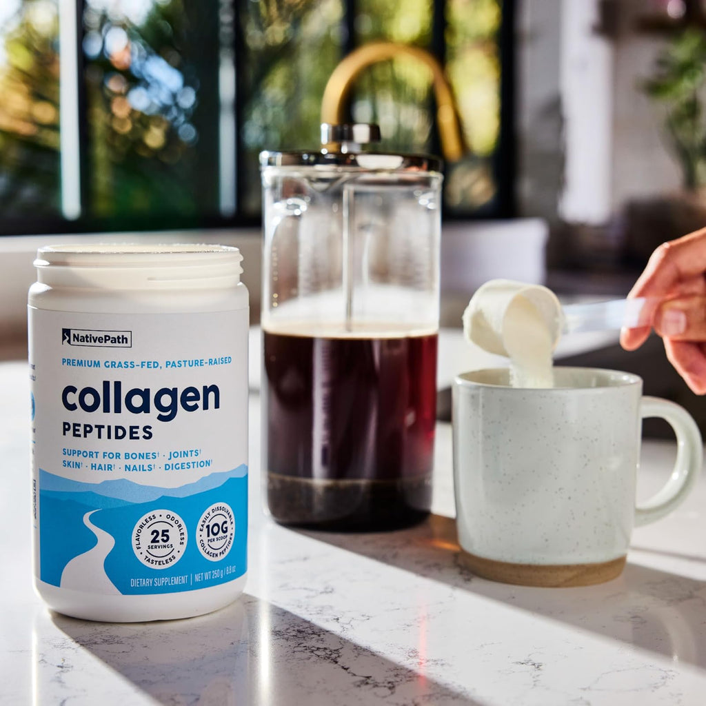Collagen peptides for improved hair health