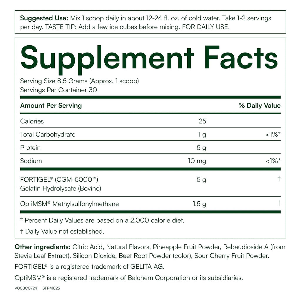collagen peptides for joint health