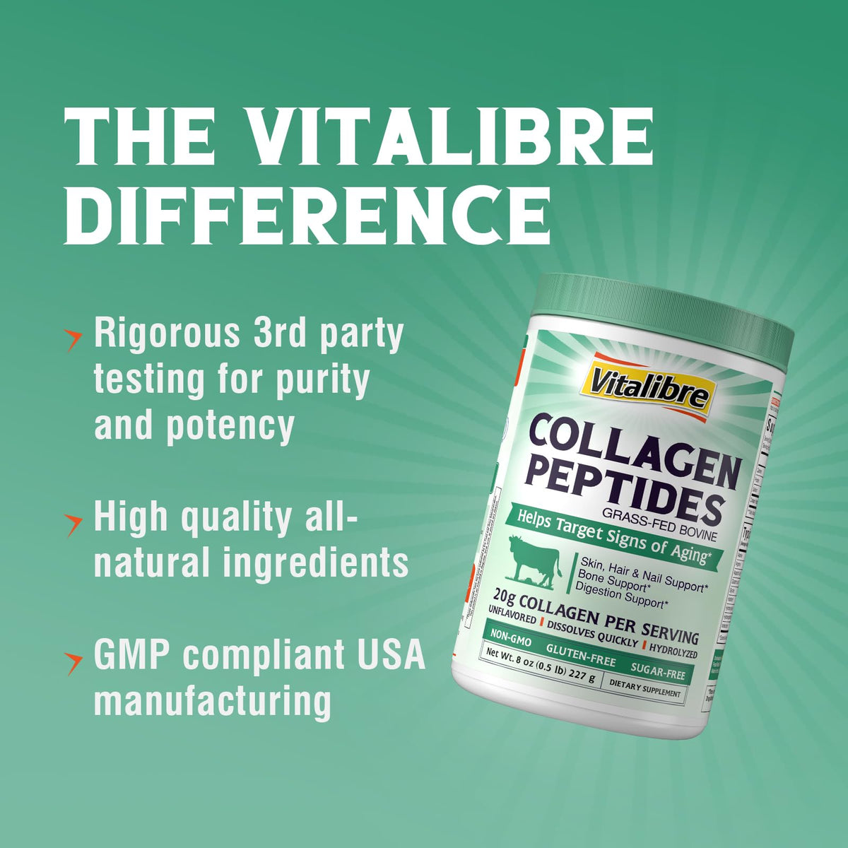 Collagen peptides for joint support