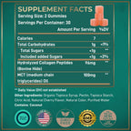 Collagen peptides for joint support
