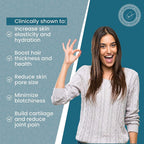 Collagen peptides for youthful appearance