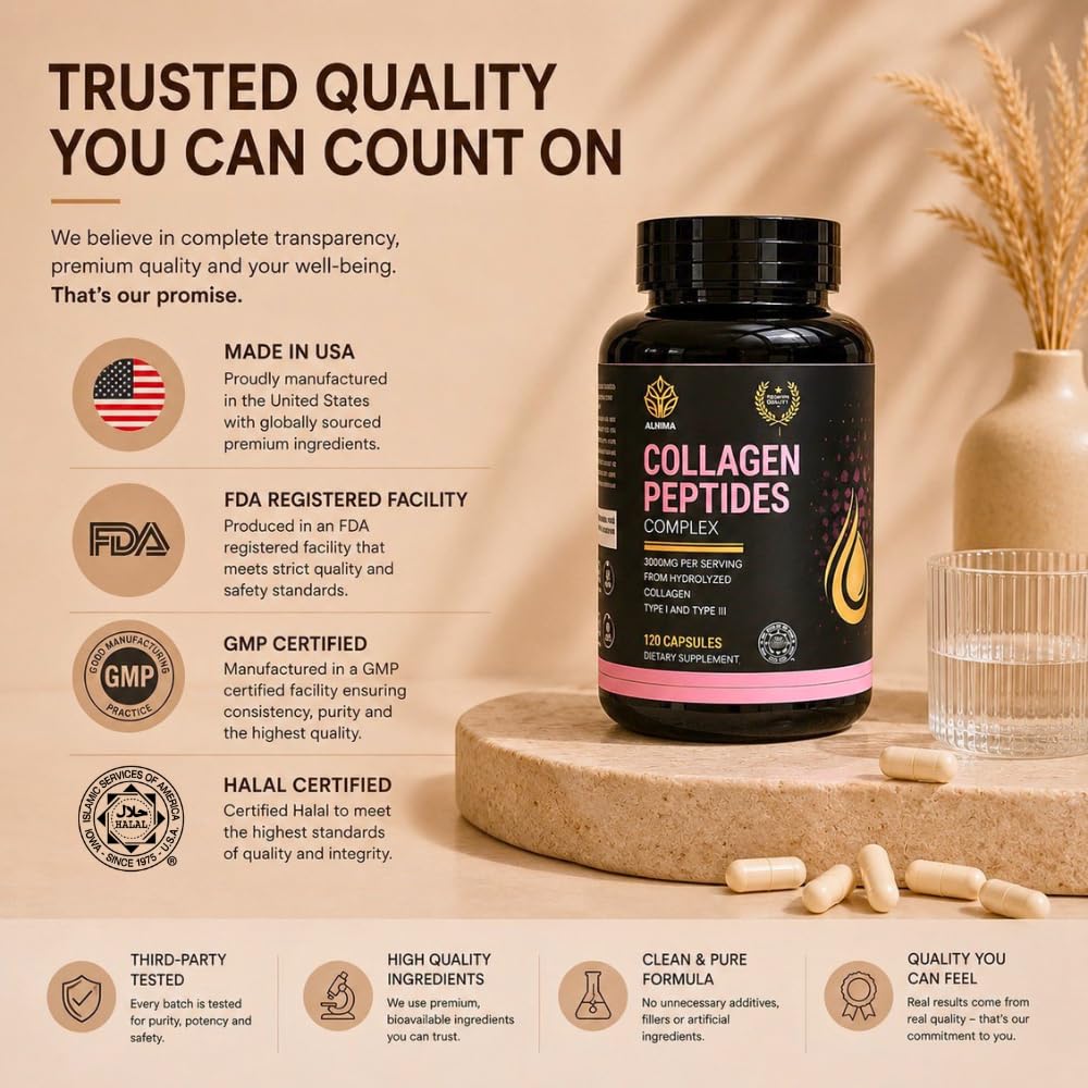 Collagen peptides for youthful appearance