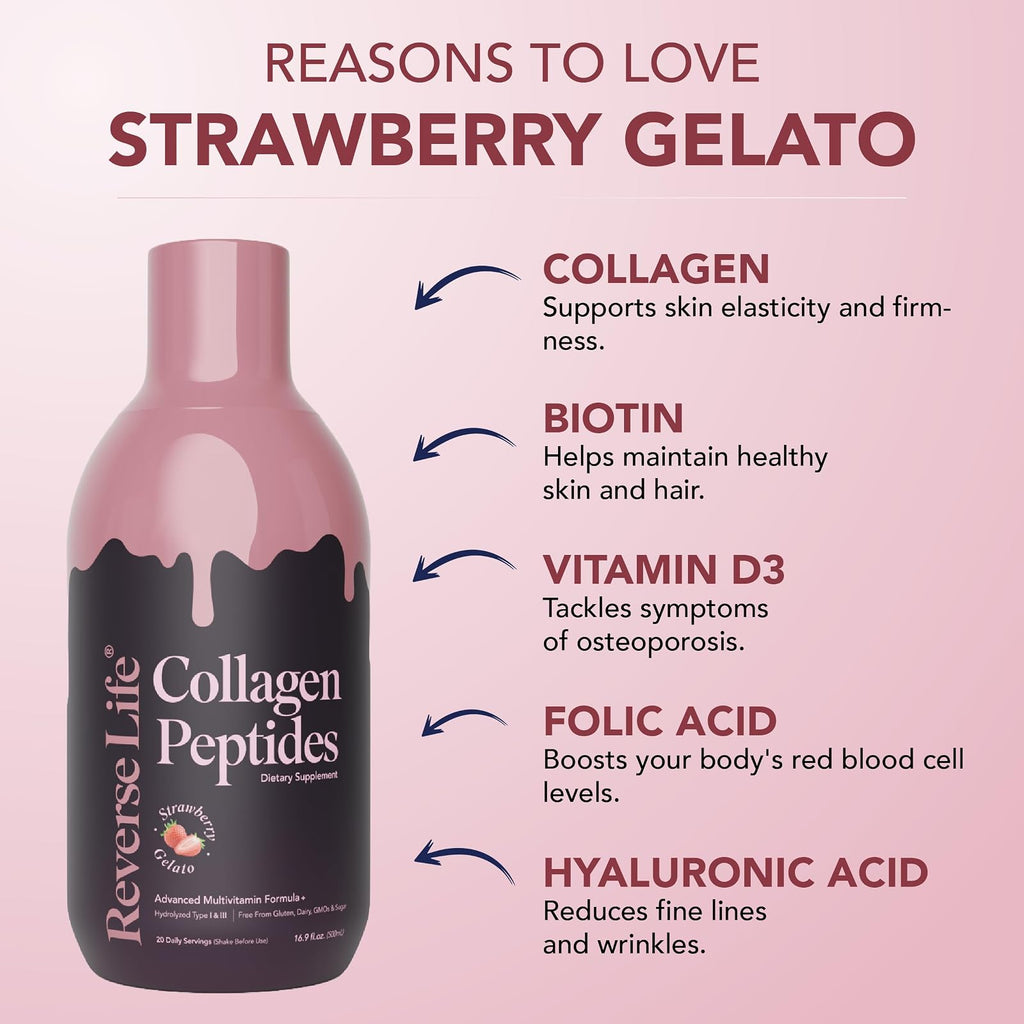 Collagen peptides for youthful appearance