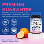 Collagen peptides for youthful skin