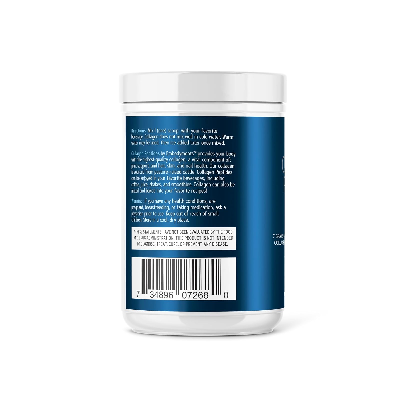 Collagen Peptides powder for beauty routine