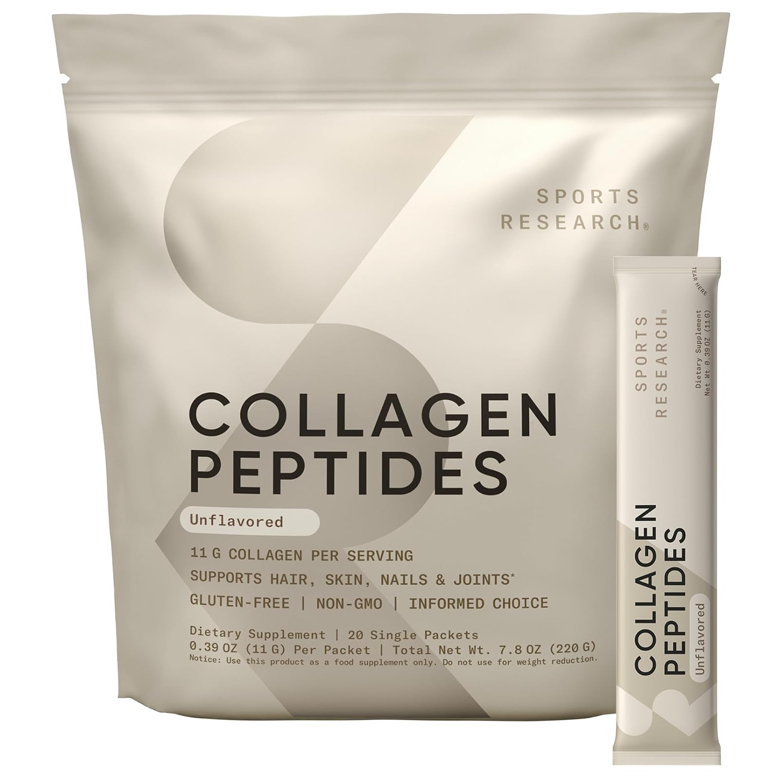 collagen peptides protein powder packets